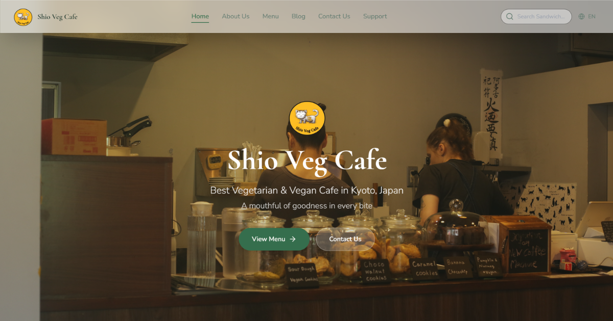 Shio Veg Cafe Kyoto | Vegetarian & Vegan Cafe – Matcha, Coffee & Plant ...